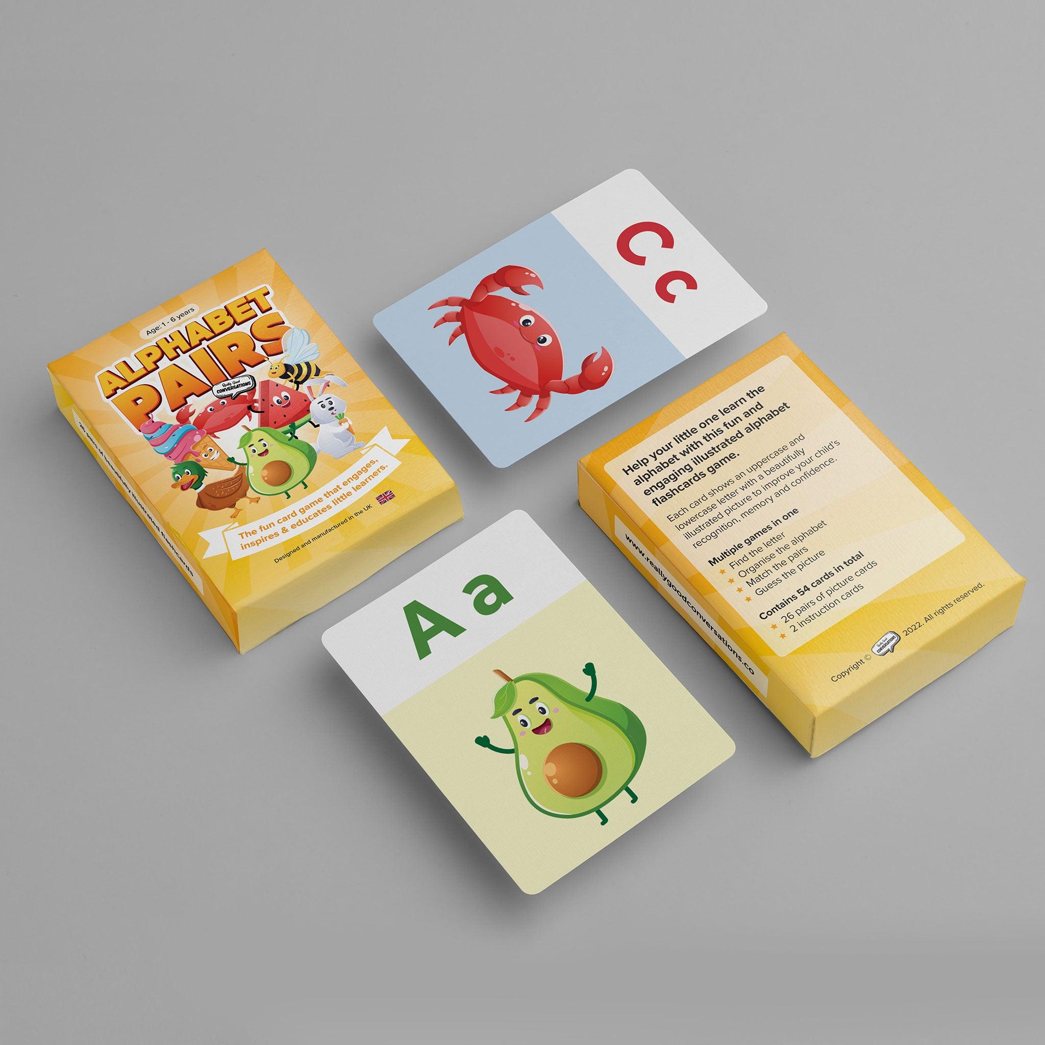 Alphabet Pairs Game for Little Learners – ReallyGoodConversations